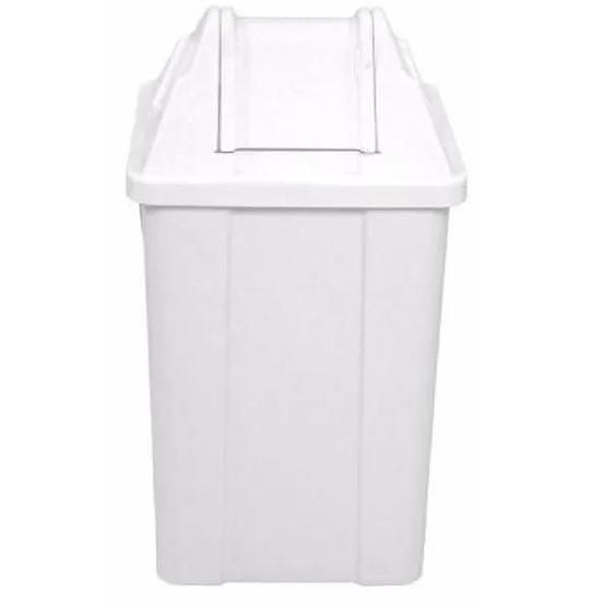 Cesto Quadrado Com Tampa Vai-vem 100 Litros Branco - JSN - Lixeira e Cesto de Lixo - Magazine Luiza