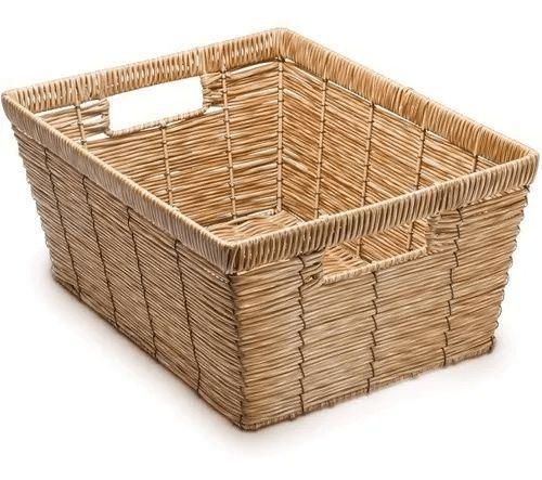 Cesto Retangular Multiuso em Fibra Sintética 15x33x25 cm Mimo Style ...