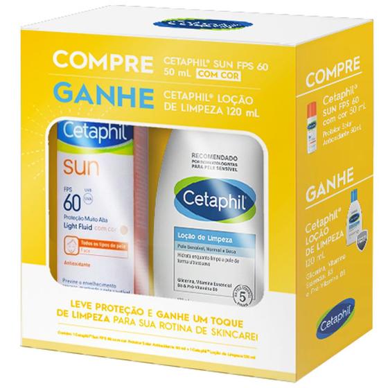 Cetaphil Kit Loção de Limpeza pele Sensível, Normal e Seca 120ml ...