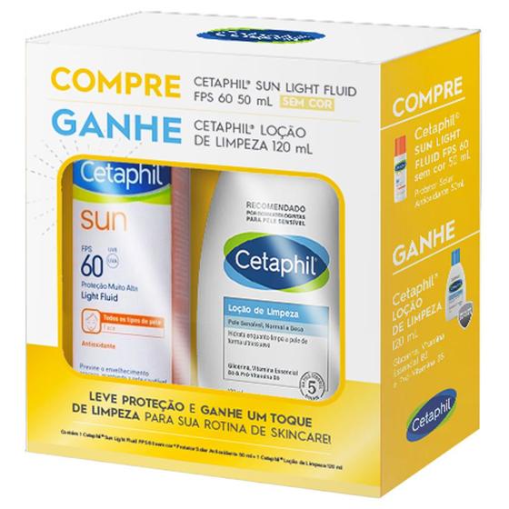 Cetaphil Kit Loção de Limpeza pele Sensível, Normal e Seca 120ml ...