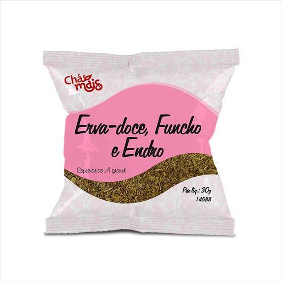 Chá de Erva Doce, Funcho e Endro A granel / CháMais / Peso Liq.: 30g ...
