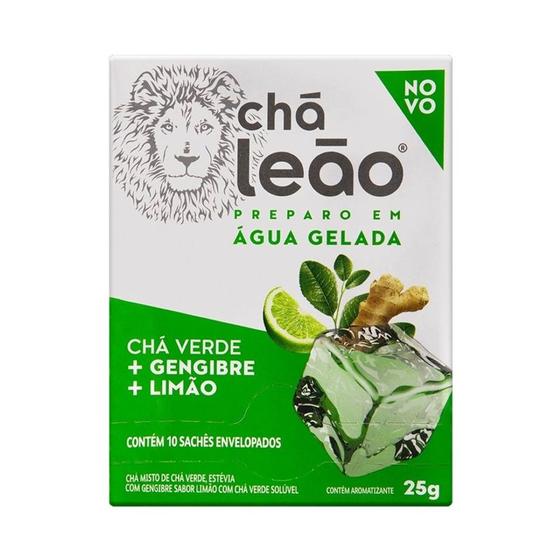 Cha leao cold brew c/10 verde gengibre e limao - MATTE LEAO - Chá Verde ...