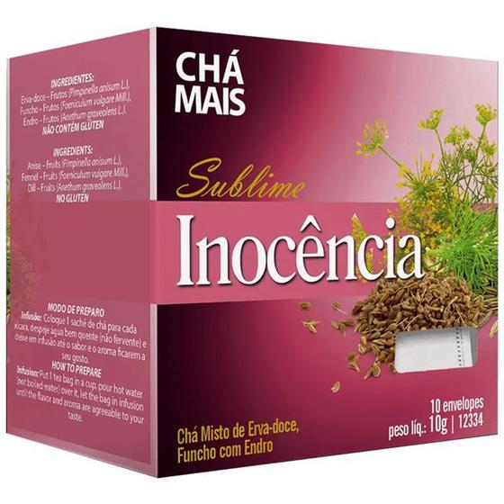 Chá Misto de Erva-doce e Funcho com Endro Chá Mais 10 Sachês - Chá ...