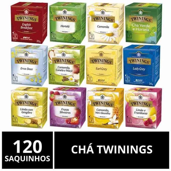 Chá Twinings Importado, 12 caixas com 10 saquinhos - Chá - Magazine Luiza