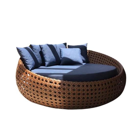 Chaise Redonda Alumínio,fibra Sintética,piscina,! - Sarah Móveis - Divã - Magazine Luiza