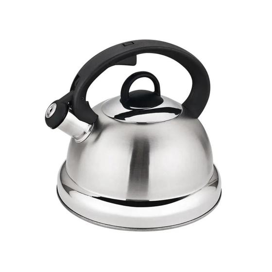 Chaleira Aço Inox Roma com Apito e Fundo de Indução 2,7l Brinox ...