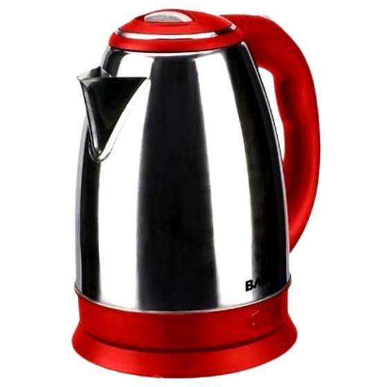Chaleira Elétrica Garrafa Térmica Inox Vermelha 1,8L 110V - BAK ...