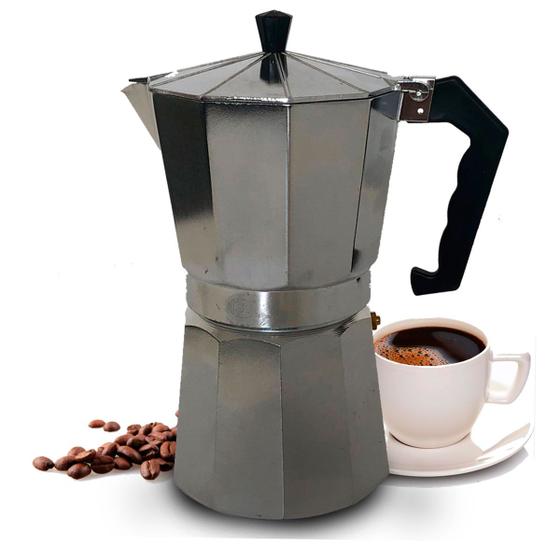 Chaleira Italiana de Alumínio 600ml Café Serve 12 Xícaras - SÓ ...