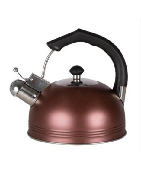 Chaleira Mundiart 2,5 Litros Inox Marrom - Chaleira - Magazine Luiza