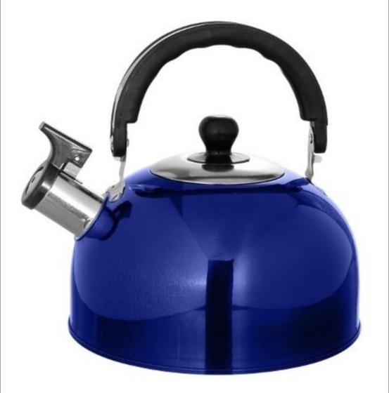 Chaleira Térmica Em Aço Inox C/ Saída de Vapor e Apito 2L - Generic ...