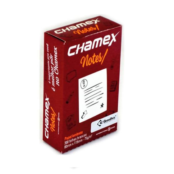 Chamex Notes 300 Folhas Pequenas 75g - Papel Sulfite - Magazine Luiza