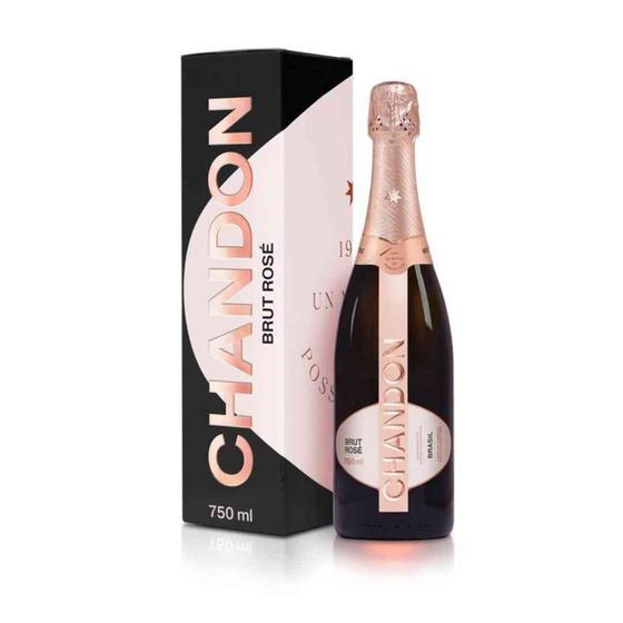 Chandon Brut Rosé 750ml com Estojo - Chandon do Brasil - Espumante ...