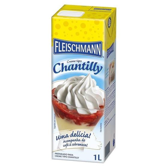Chantilly em Creme 1 Litro - Fleischmann - Chantilly - Magazine Luiza