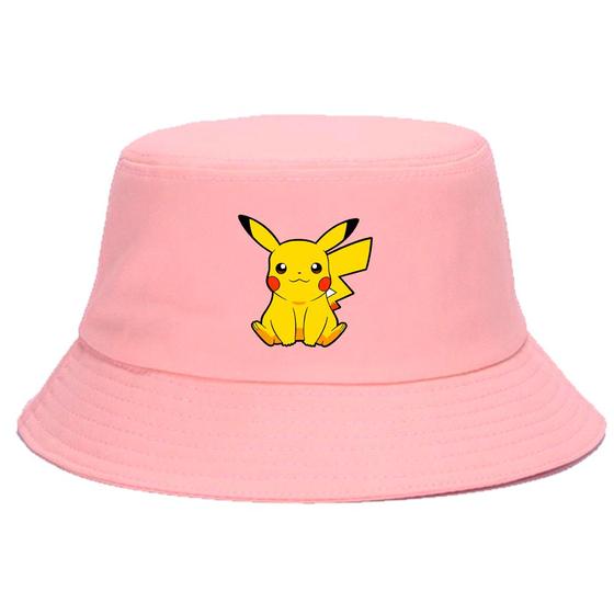 Chapéu Bucket Hat Pokémon Pikachu - Theo Shoes - Chapéu - Magazine Luiza