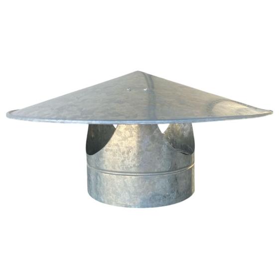 Chapéu Chinês Galvanizado 150mm Para Chaminé E Churrasqueira ...