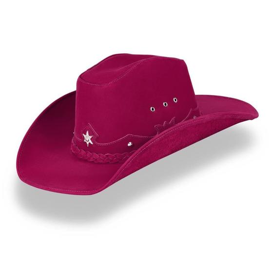 Chapéu Cowboy Country Americano Masculino e Feminino - Traiado Legítimo ...