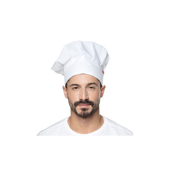 Chapeu de Cozinheiro Branco Chef Touca Unissex Ajustavel - DU CHEF ...