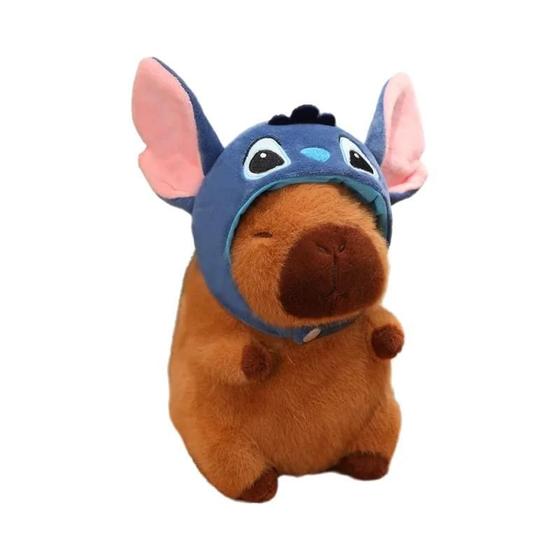 Chapéu De Pelúcia Capivara Cosplay Pokemon Pikachu Disney Stitch Sanrio ...