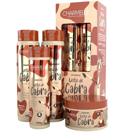 Charmelle Kit Leite de Cabra Com Vitamina A - Hábito Cosméticos ...