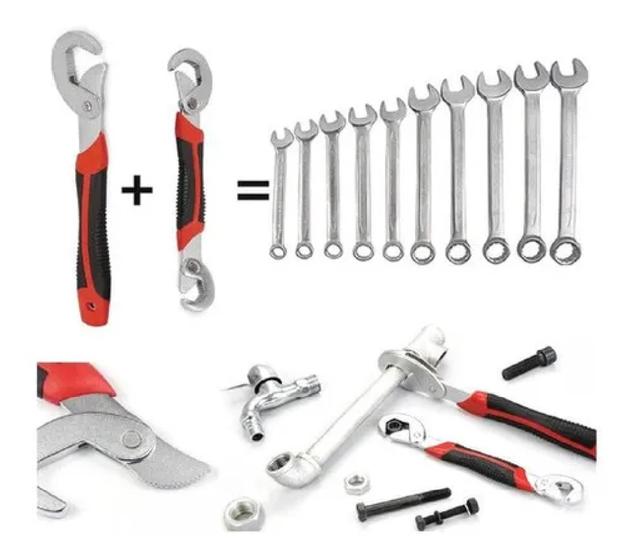 Chave de Boca Magica Ajustável Mestra Pratica Universal Da Chave ...