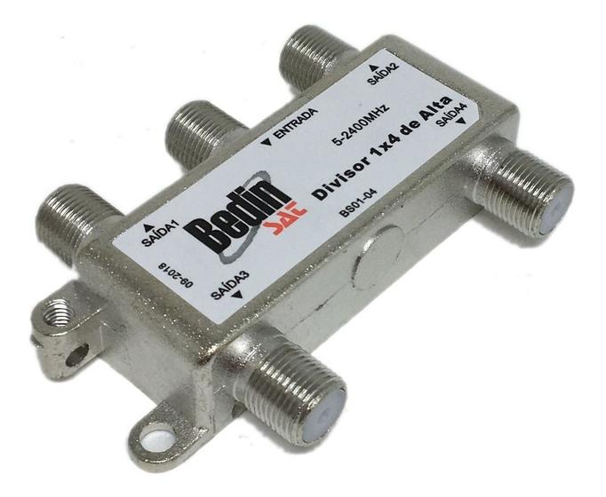 Chave Divisora de Alta Frequência 4x1 BedinSat - Bedin Sat - No Magalu ...