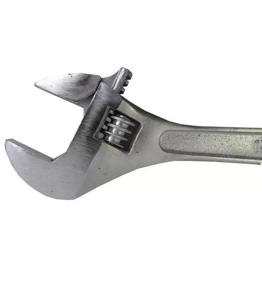 Chave inglesa ajustável cromada 8" (200mm) Brazhu - Chave Inglesa ...