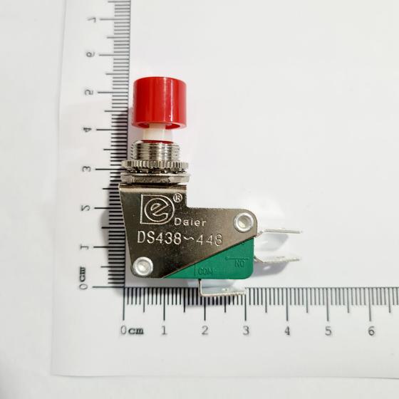 Chave Micro Switch e Push-Button NA/NF DS438 Vermelho B8 57.17.073VM ...