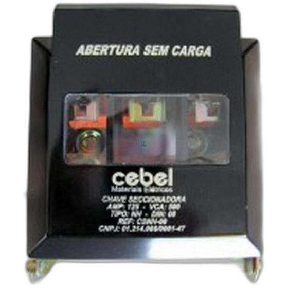 Chave Nh Cebel Seccionada 00-125a. - 6 Terminais - Chave Seccionadora ...