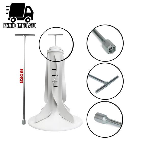 Chave T para Maquina de Lavar 10mm Longa 62cm Agitador Brastemp ...