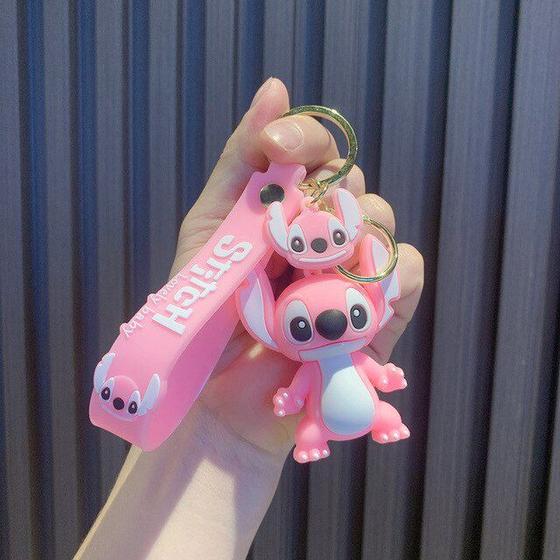 Chaveiro Disney Stitch Rosa da Lilo&Stitch de Altíssima Qualidade - LKR ...