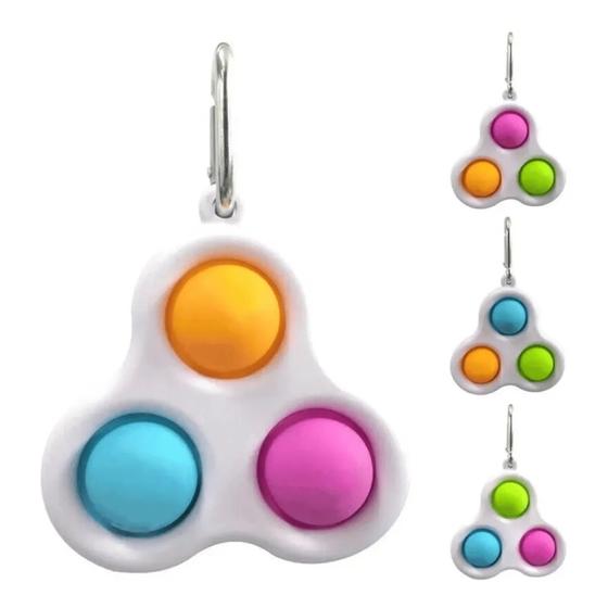 Chaveiro Simple Dimple Pop It Fidget Toy Anti Stress - Super Size ...