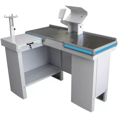 Check-out Caixa Supermercado 1,30m Com Furação + Kit Amapá Cor Branco ...