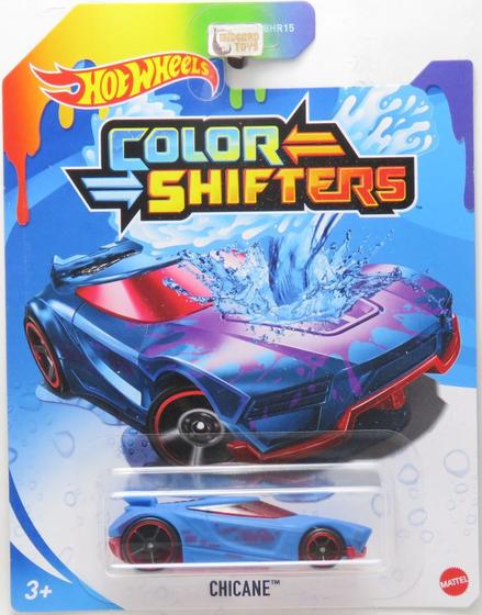 Chicane - Color Shifters - 1/64 - Hot Wheels - Mattel - Carrinho de ...