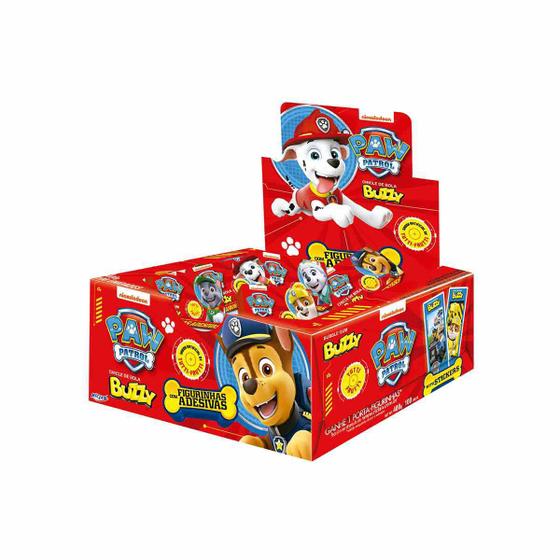 Chicle Buzzy Patrulha Canina Tutti Frutti Display 400g - Riclan ...