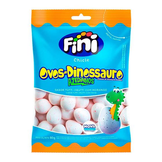 Chicle Fini Ovo de Dinossauro 80g - Chicletes e Gomas - Magazine Luiza