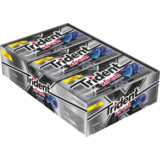 Chicle Trident X Fresh Intense 168g 21un - Chicletes e Gomas - Magazine ...