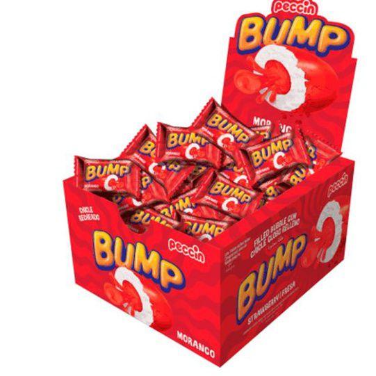 Chiclete Bump Morango Caixa C/40 Unid. 140g - PECCIN - Chicletes e ...