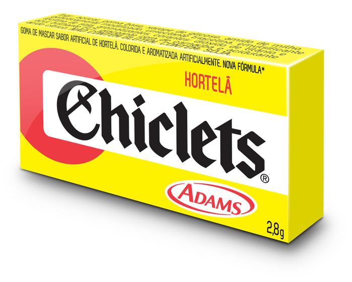 Chiclete chiclets hortelã 100 unidades - adams - MONDELEZ - Chicletes e ...