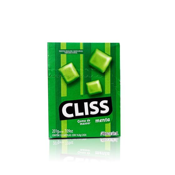 Chiclete Cliss cartela menta 201g - Florestal - Chicletes e Gomas ...