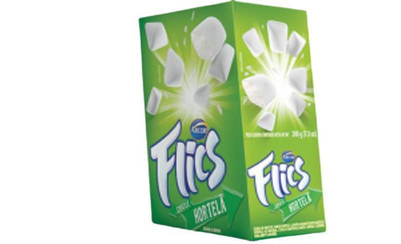 Chiclete Flics Hortela 208G Com 12 Unidades - Arcor - Chicletes e Gomas ...