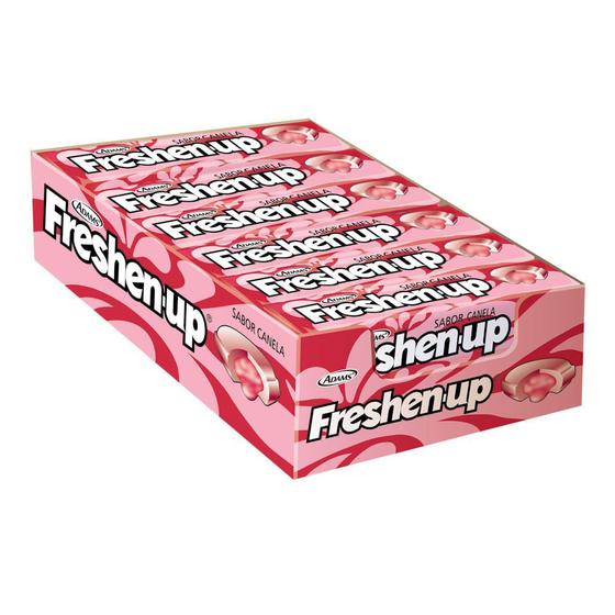 Chiclete Freshenup Canela c/12 - Adams - Alimentos - Magazine Luiza