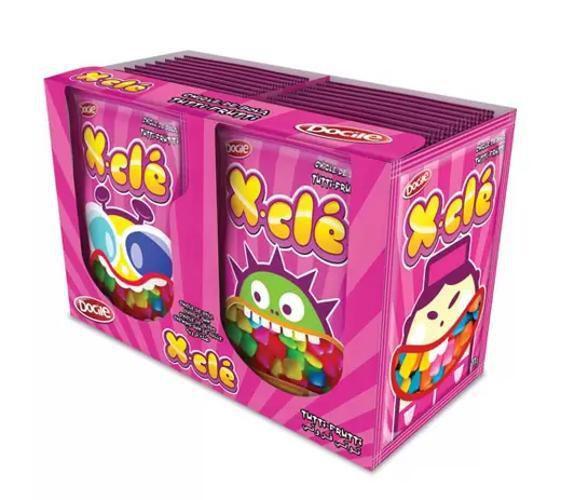 Chiclete Mini X-Cle Tutti Frutti 24X11G - Docile - Chicletes e Gomas ...