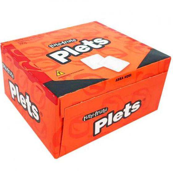 Chiclete Plets sabor Tutti Frutti 100un - Mondelez - Chicletes e Gomas ...