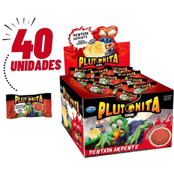 Chiclete Plutonita Dentada Ardente Display C/40 Unid - Arcor ...