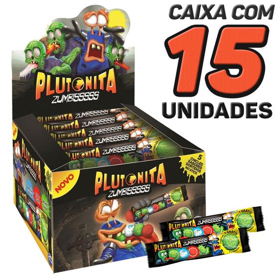 Chiclete Plutonita Zumbisss Caixa Com 15 Sticks - Arcor - Chicletes e ...