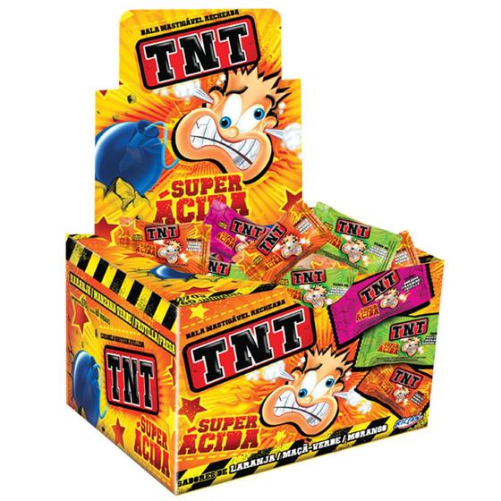 Chiclete TNT Super Ácido c/60 - Freegells - Alimentos - Magazine Luiza