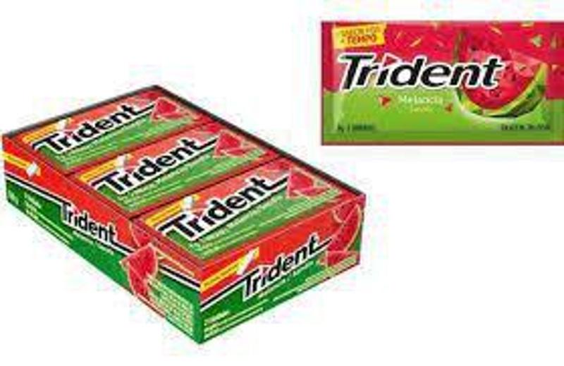 Chiclete Trident Melancia Mondelez 21 Unidades - Chicletes e Gomas ...