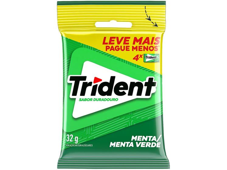 Chiclete Trident Menta 8g - 4 Unidades - Chicletes e Gomas - Magazine Luiza