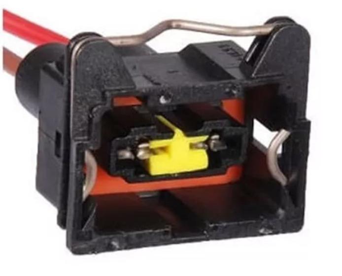 Chicote Conector Plug Eletro ventilador VW Santana Gol 2 vias Femea ...