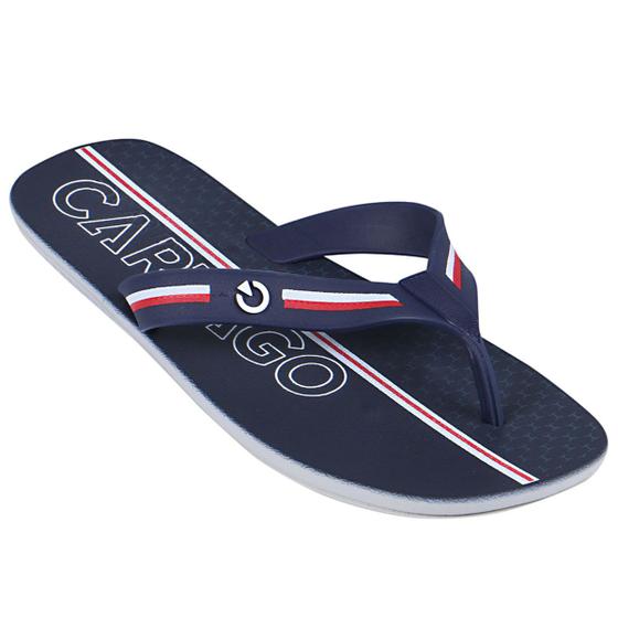 Chinelo Cartago Azul Escuro Estampado - Chinelo Masculino - Magazine Luiza
